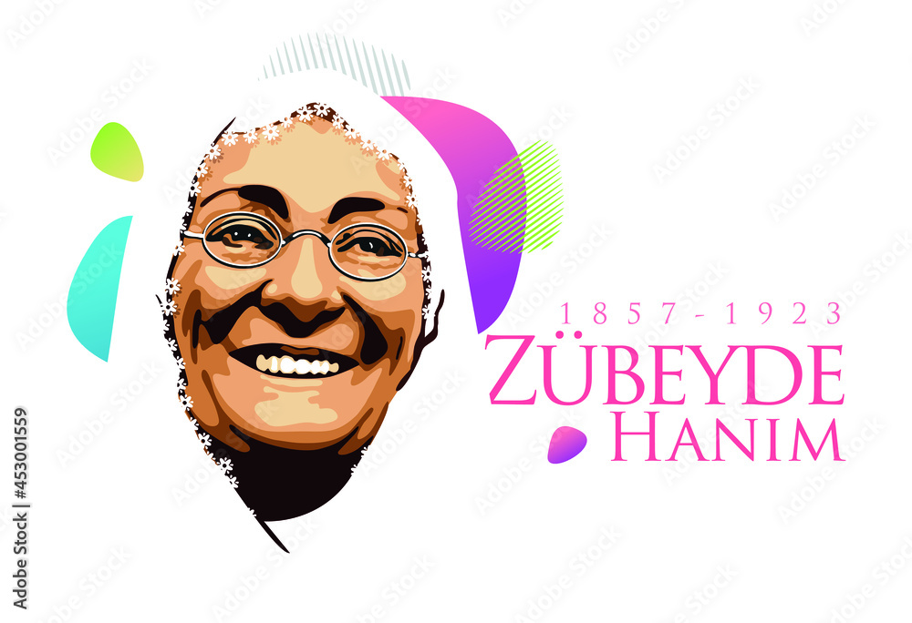 Zübeyde Hanım who is Mustafa Kemal Atatürk's mother. Stock Vector ...
