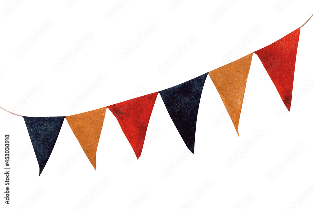 Banderitas Stock Illustration | Adobe Stock