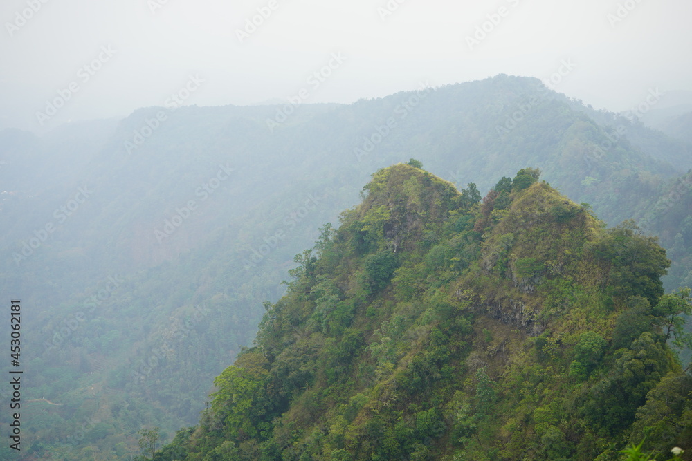 Mount Muria is a stratovolcano-type mountain with a height of 1602 ...