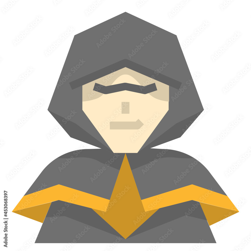 mage flat icon Stock Vector | Adobe Stock