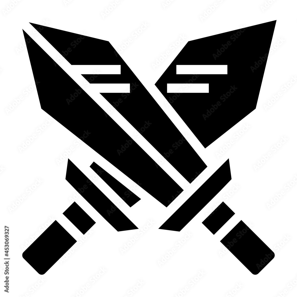 fighter glyph icon Stock Vector | Adobe Stock