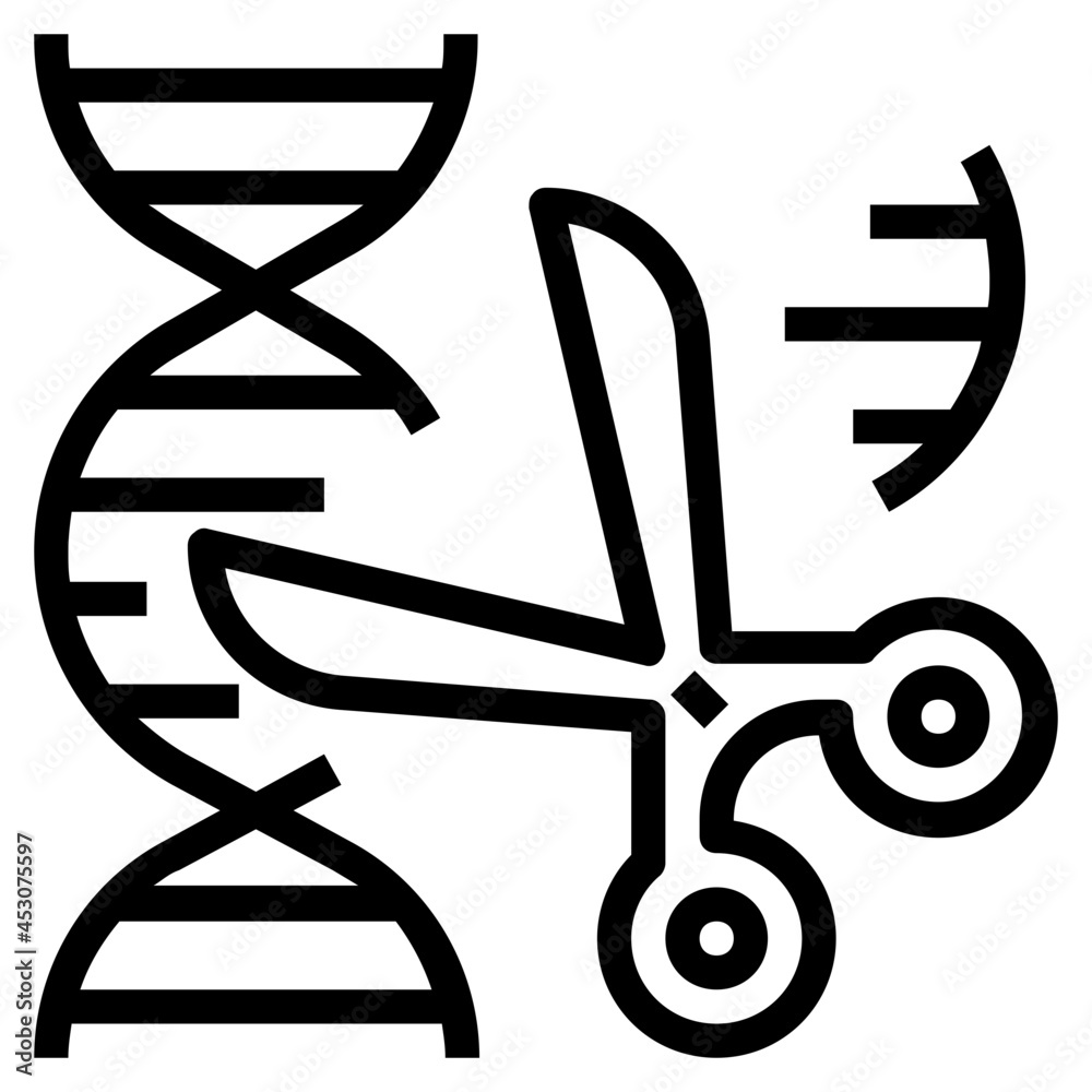 gene line icon Stock Vector | Adobe Stock