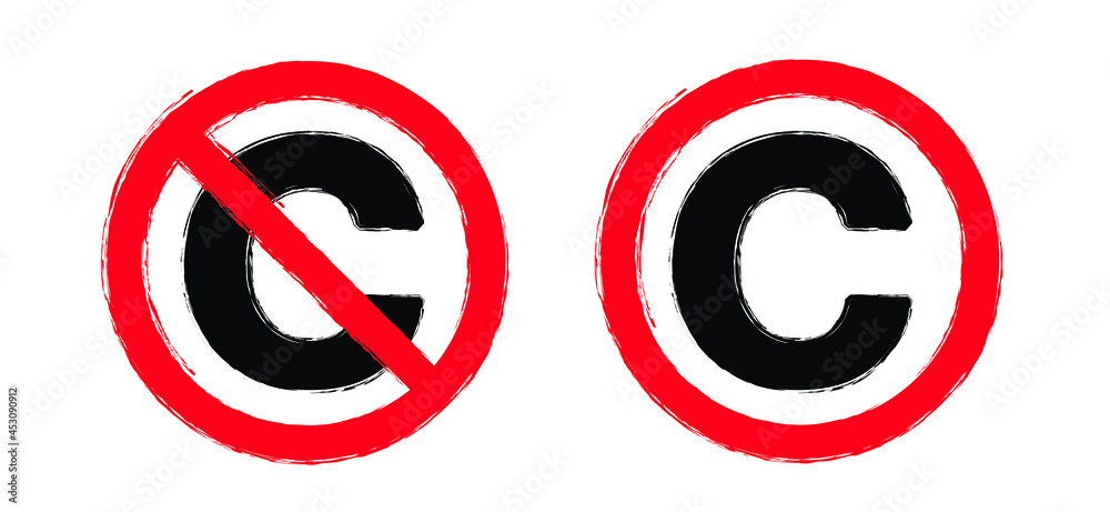 Vetor de Copyright free, without legal recognition. Drawing c or ...