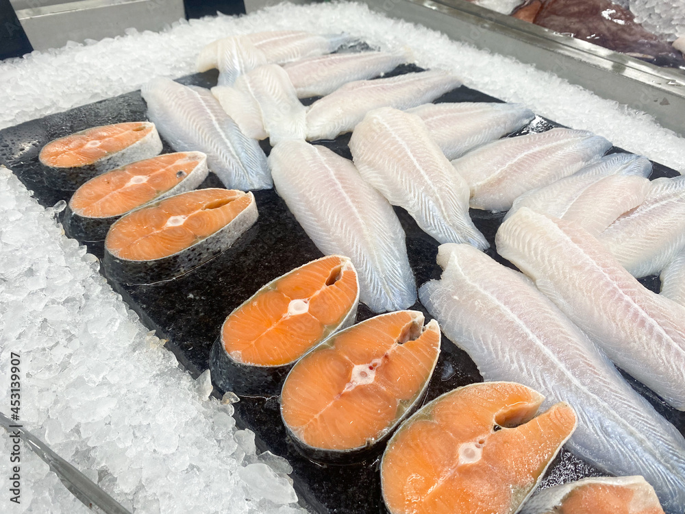 Tesco Lotus,THAILAND- August 25, 2021 : Variety of fresh meat, Fresh ...