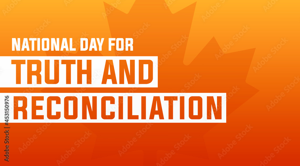 national day of truth and reconciliation modern creative banner, design ...