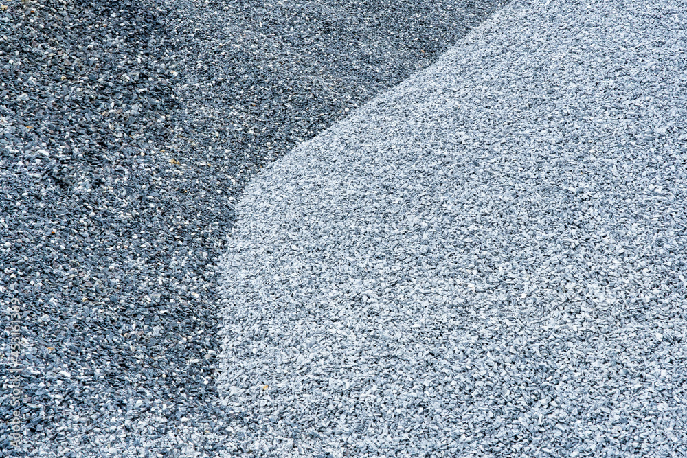 Stone or Concrete Mixer.Gray and Dark Gray two tone of Gravel used to ...
