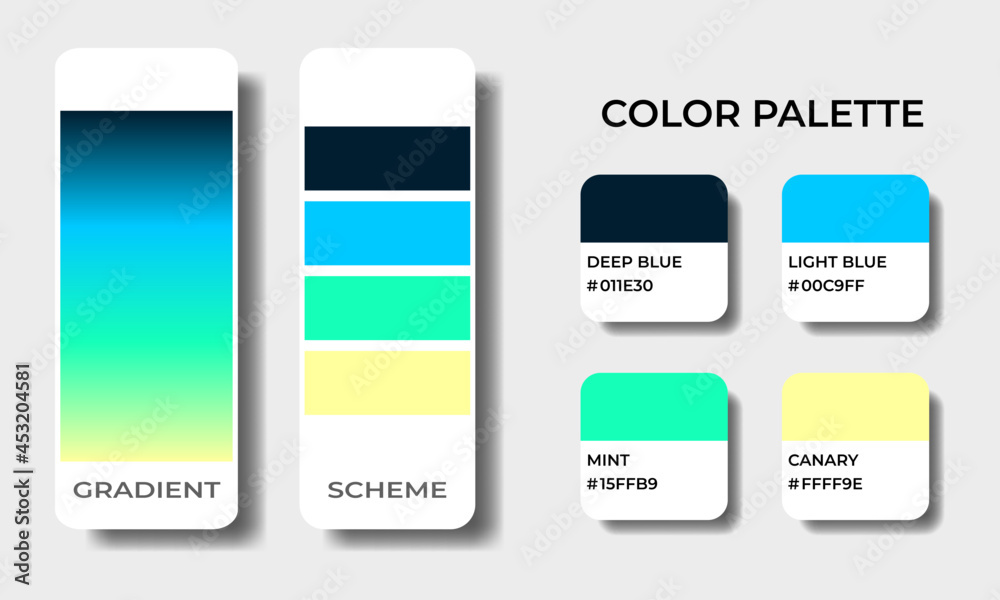beach color palettes pantone swatch sets Stock Vector | Adobe Stock