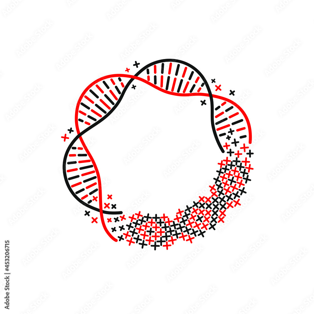 DNA molecule, Chromosomes ideas, cross stitch, dna helix molecule ...