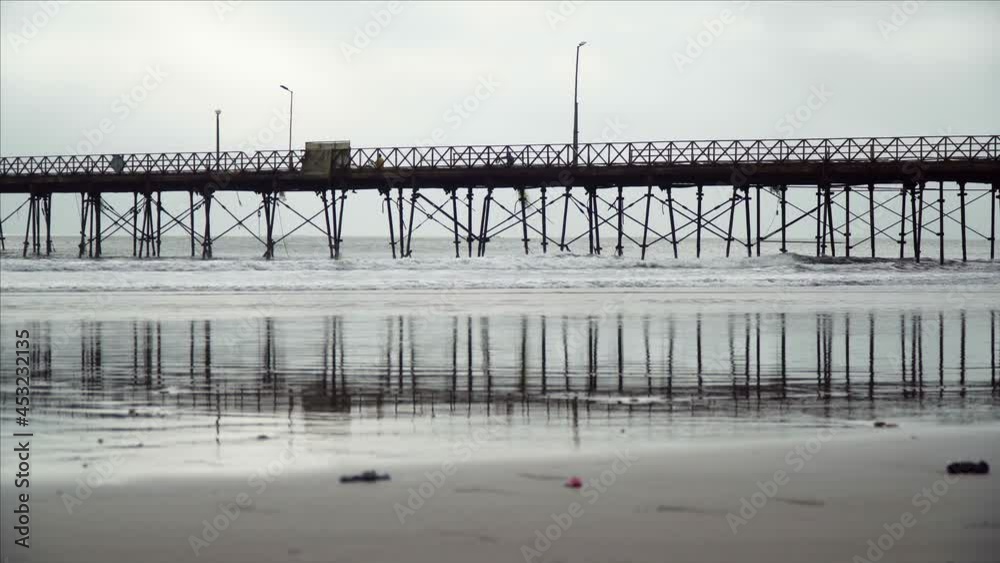 Pacasmayo, La Libertad, Peru Aerial view of the Pacasmayo pier in La ...