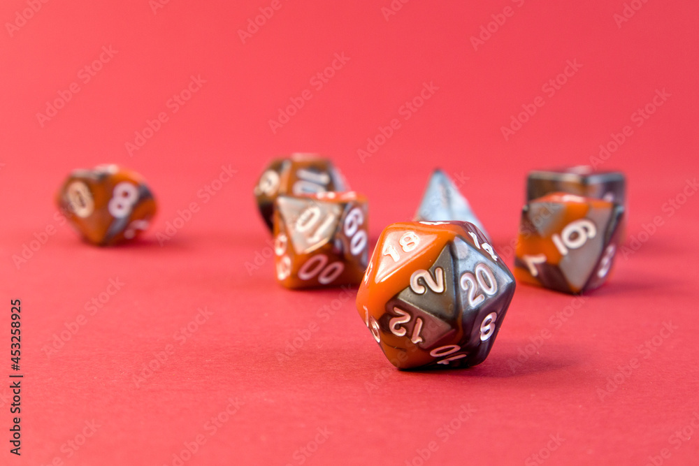 Set of dice for fantasy dnd and rpg tabletop games Board game ...