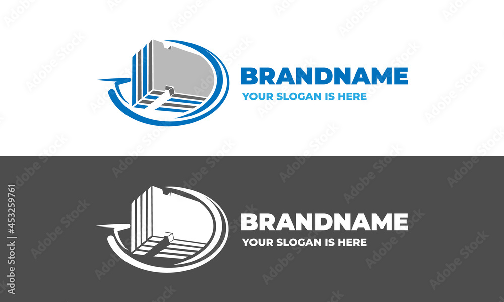 Reinforced concrete products and building materials logo vector Stock ...