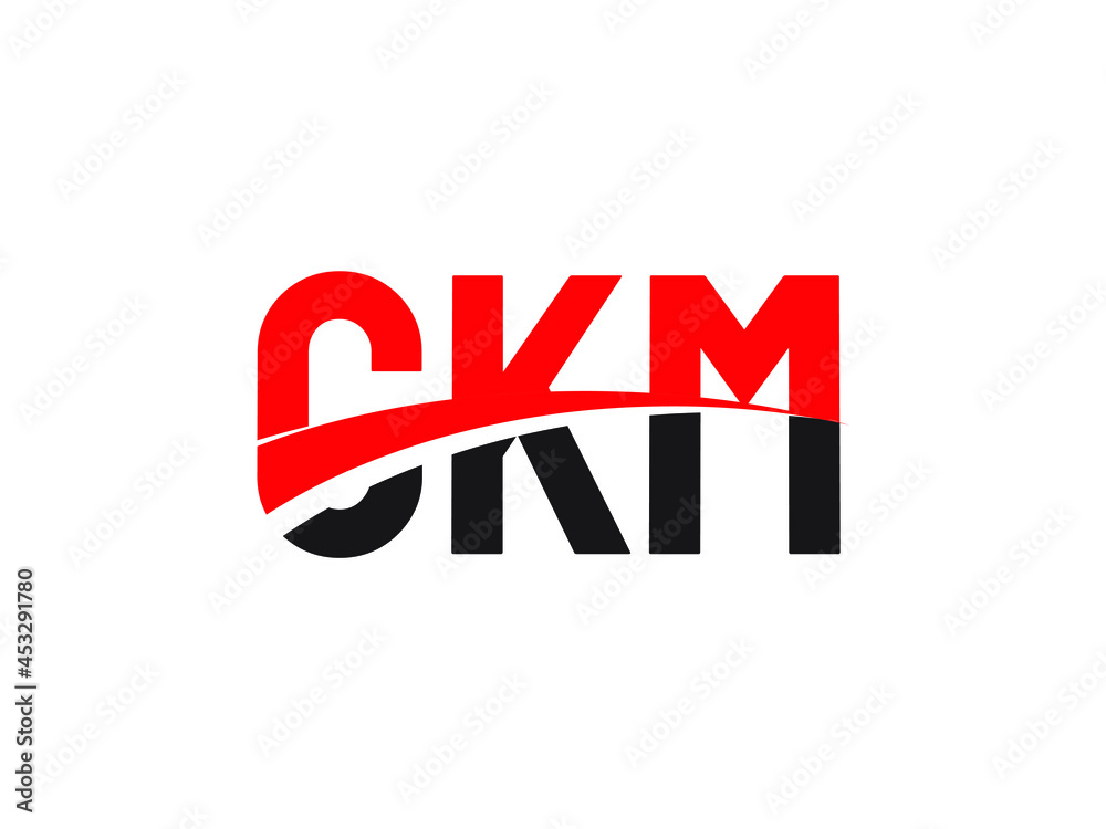 CKM Letter Initial Logo Design Vector Illustration Stock Vector | Adobe ...