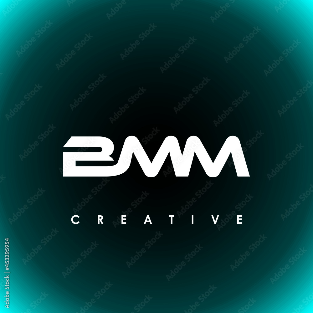 BMM Letter Initial Logo Design Template Vector Illustration Stock ...