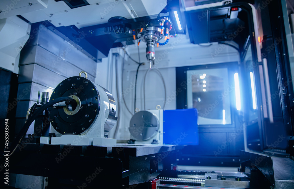 Coordinate Measuring machine probe CMM on milling work. Sensor quality ...