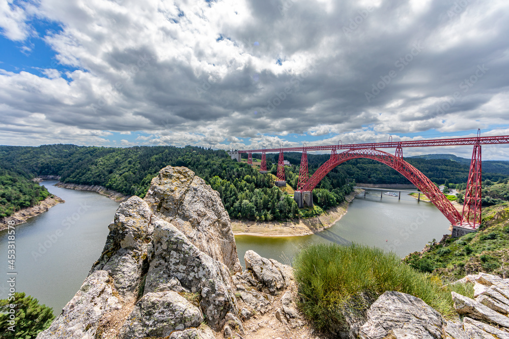 Poster Garabit viaduct (Built by Gustave Eiffel), Cantal, Massif ...