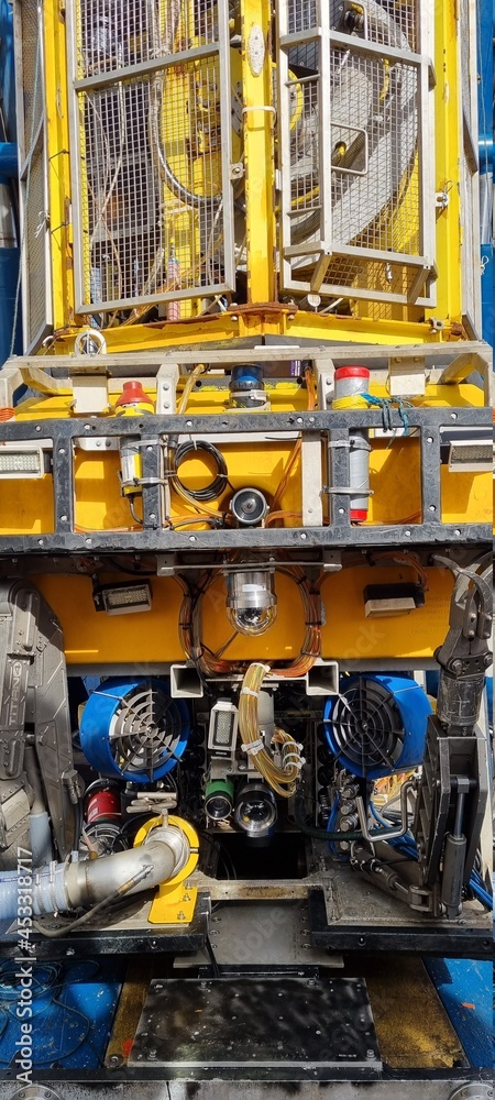 Oil and Gas industrial. A commercial Remote Operated Vehicle (ROV) for ...