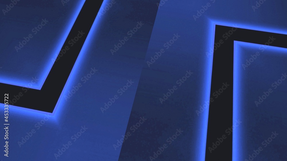 Neon background. Technology concept. Neon tubes. 3d futuristic wall ...