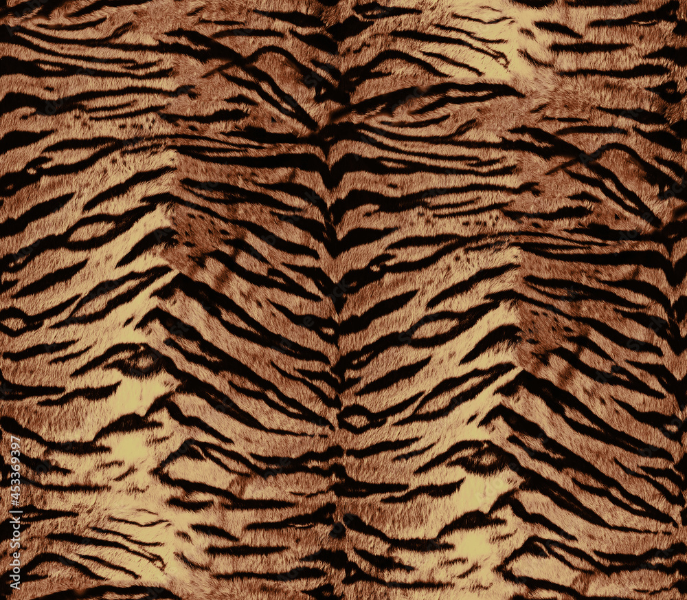 seamless, tiger skin print. wild pattern. Stock Illustration | Adobe Stock