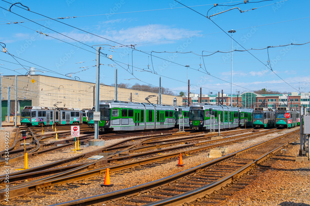 Boston Metro MBTA Green Line Type 9 modern fleet by CAF USA at ...