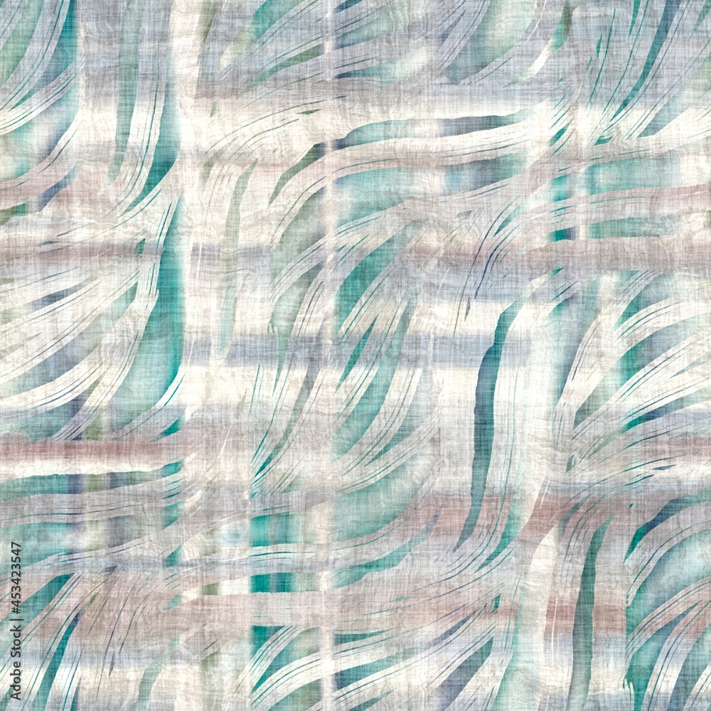 Seamless pastel batik pattern swatch for print with abstract hand drawn ...