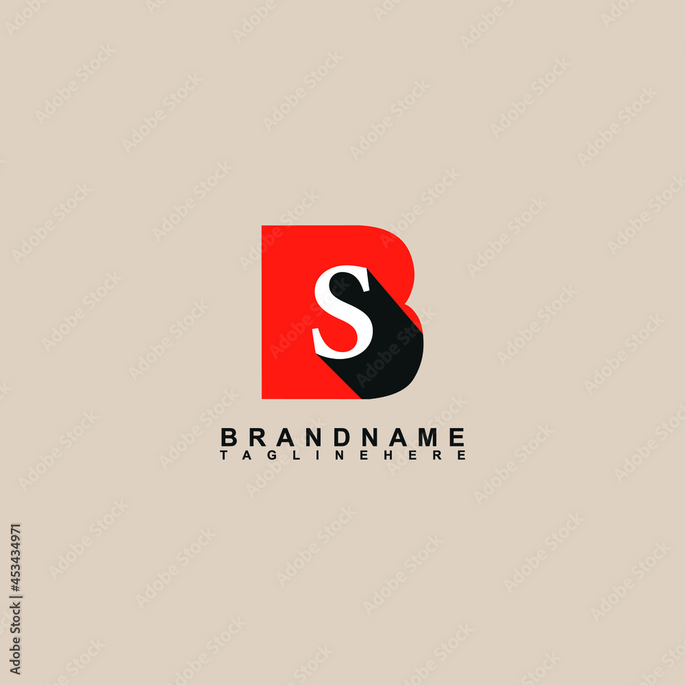 consists of letters B and S alphabet logo that combines 2 letters into ...
