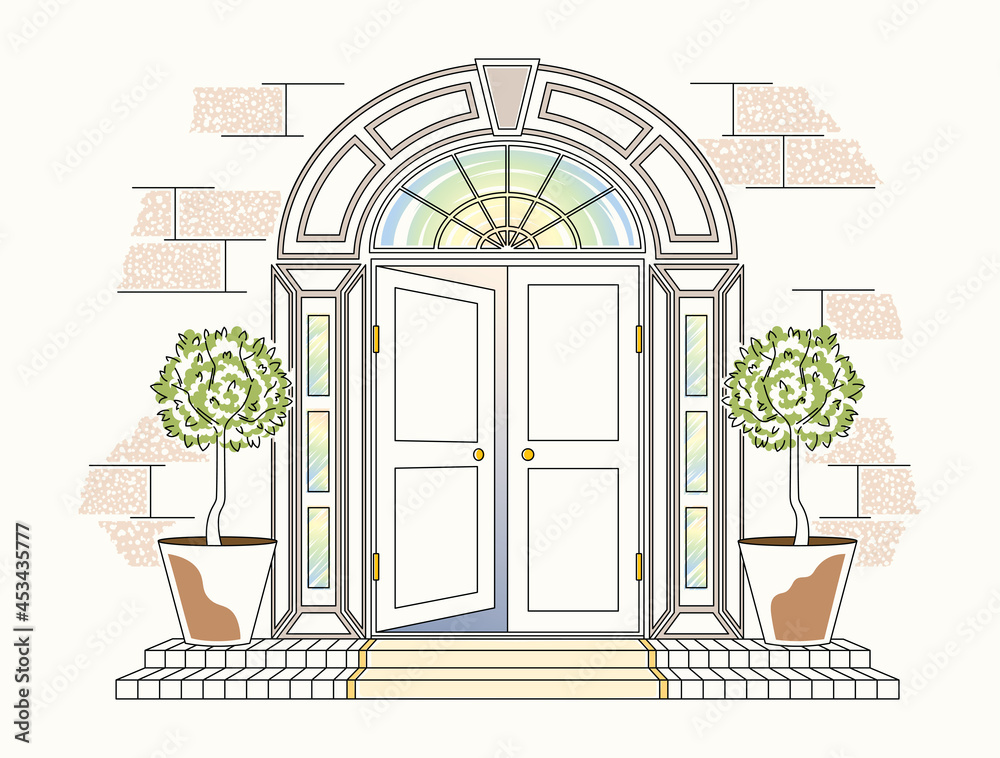 Front Door Sketch