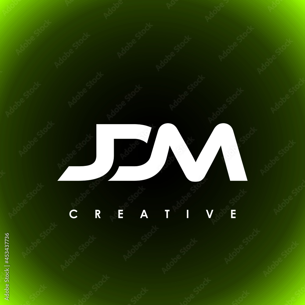 JDM Letter Initial Logo Design Template Vector Illustration Stock ...