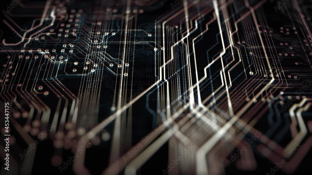 Technology background/Technology background of the abstract computer ...