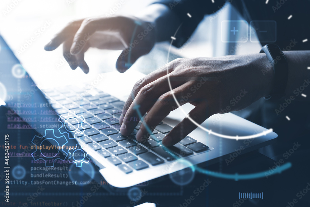 Digital technology, software development, IoT Internet of Things ...