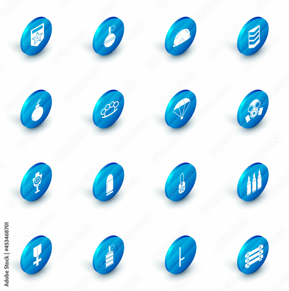 Set Hand grenade, Military helmet, rank, Bomb ready to explode, Human ...