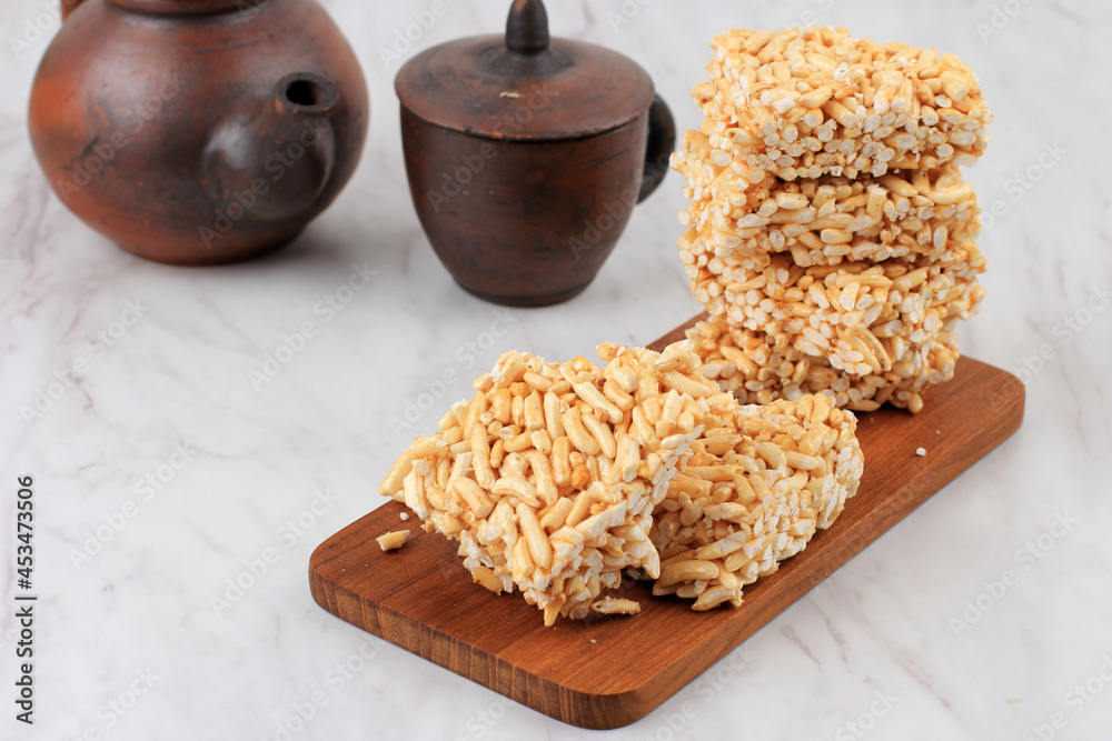 Kue Gipang, Jipang, Bipang or Teng teng Beras is Indonesian Traditional ...