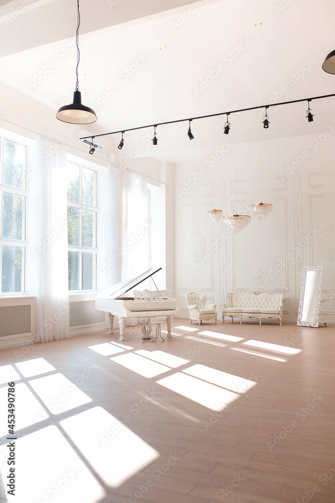 Rich luxury interior of a classic style room with vintage furniture ...