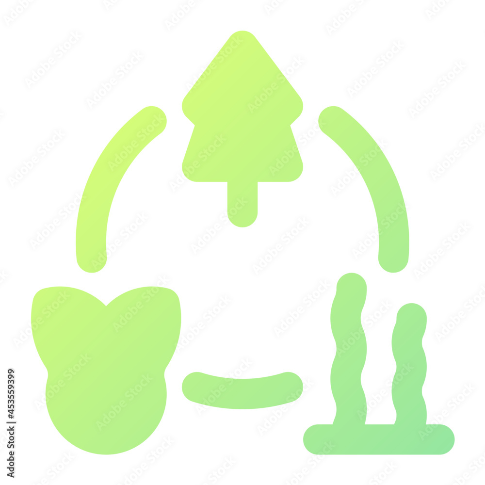 Habitat Icon Illustration Stock Vector | Adobe Stock