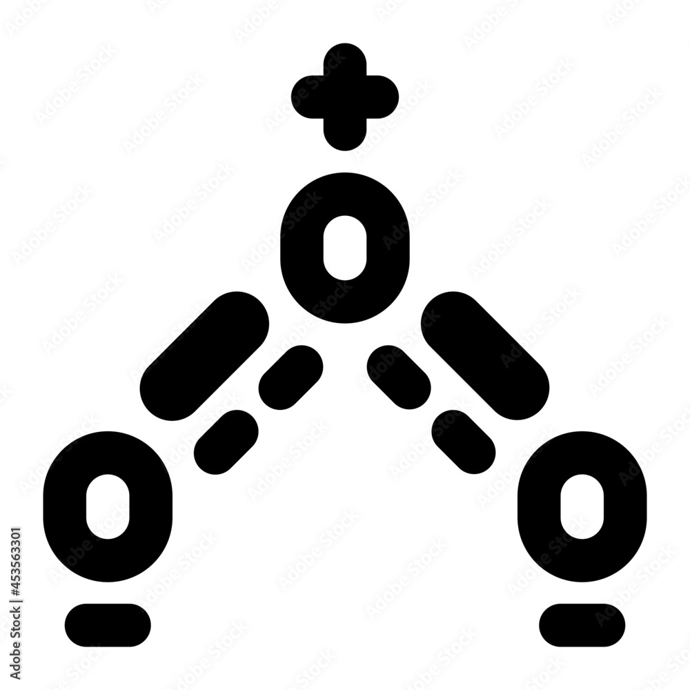 Ozone Structure Icon Illustration Stock Vector | Adobe Stock