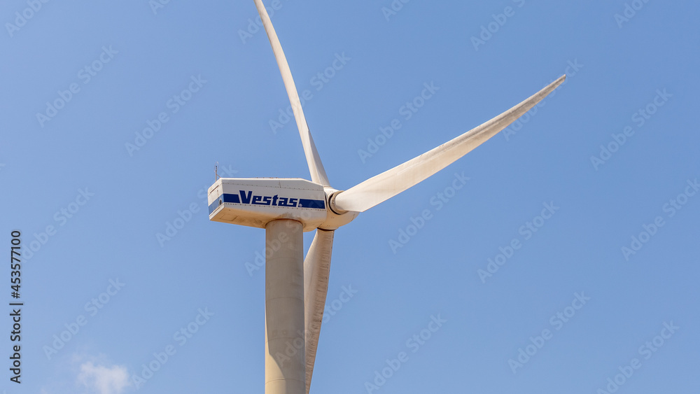 Wind turbine from Vestas Wind Systems Stock Photo | Adobe Stock