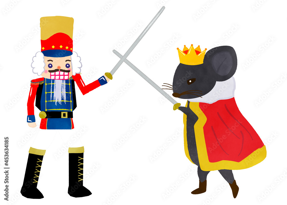 Battle between the Nutcracker and the King of the Mouse Stock ...