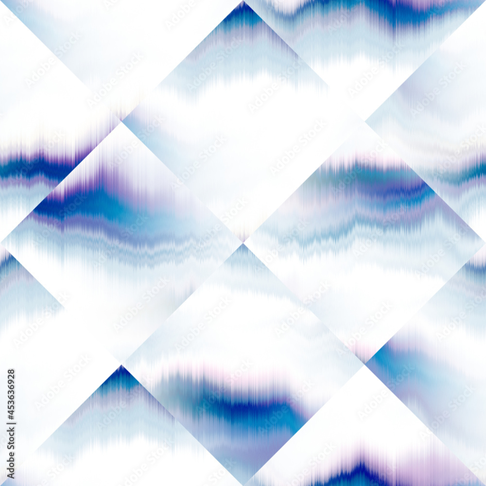 Glitch tie dye geometric glitch texture background. Seamless liquid ...