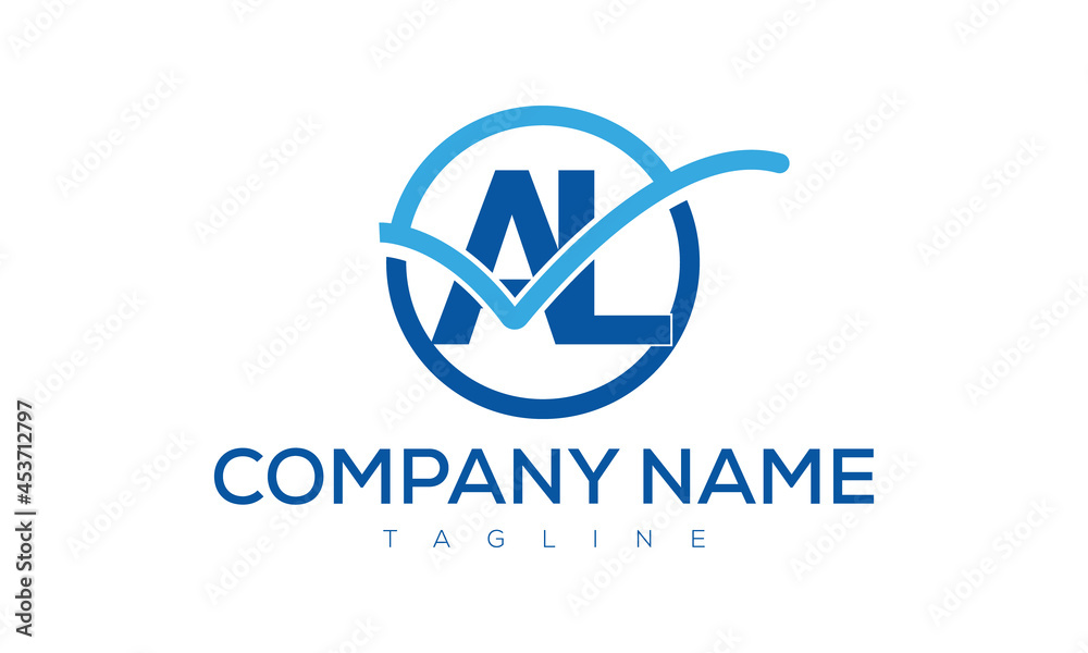 al letter logo, creative letter logo, company logo Stock Vector | Adobe ...