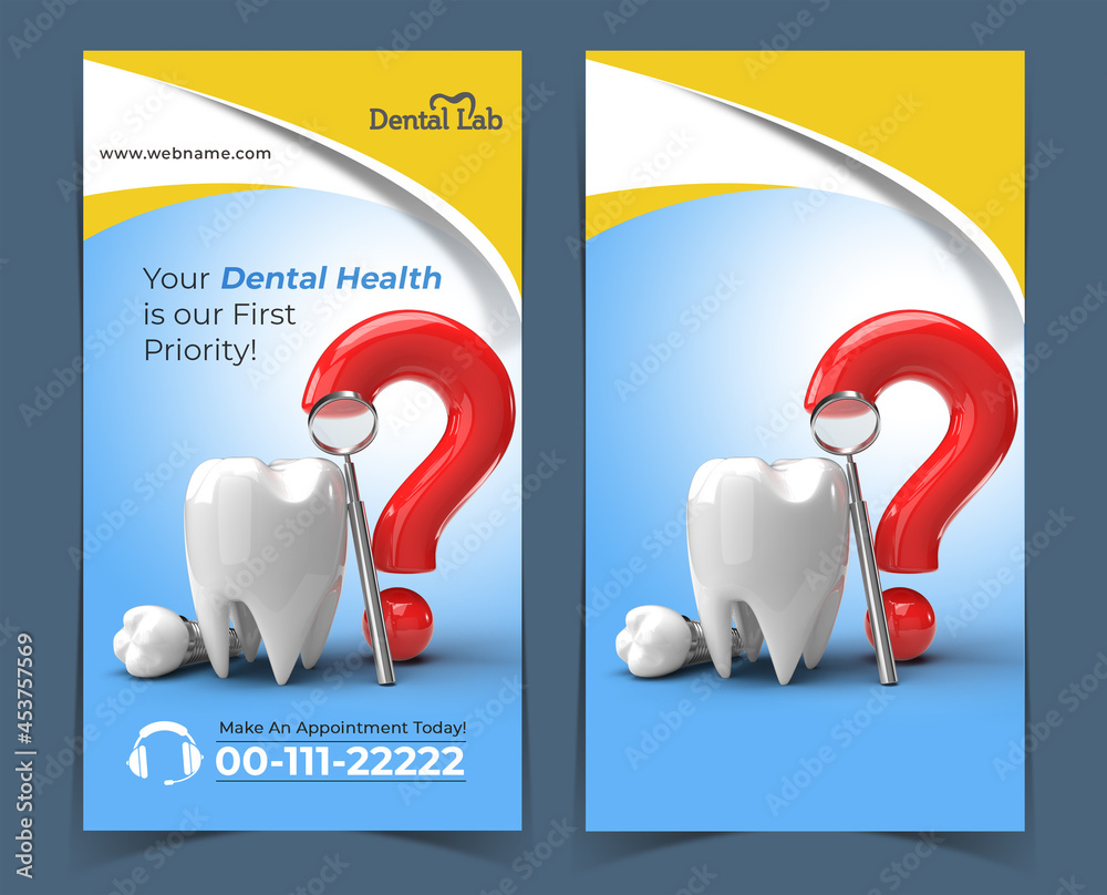 Teeth with Question Mark Dental Implants Surgery Concept Instagram ...