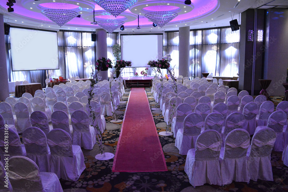 luxury wedding rom banquet sit down buffet party dining catering with ...