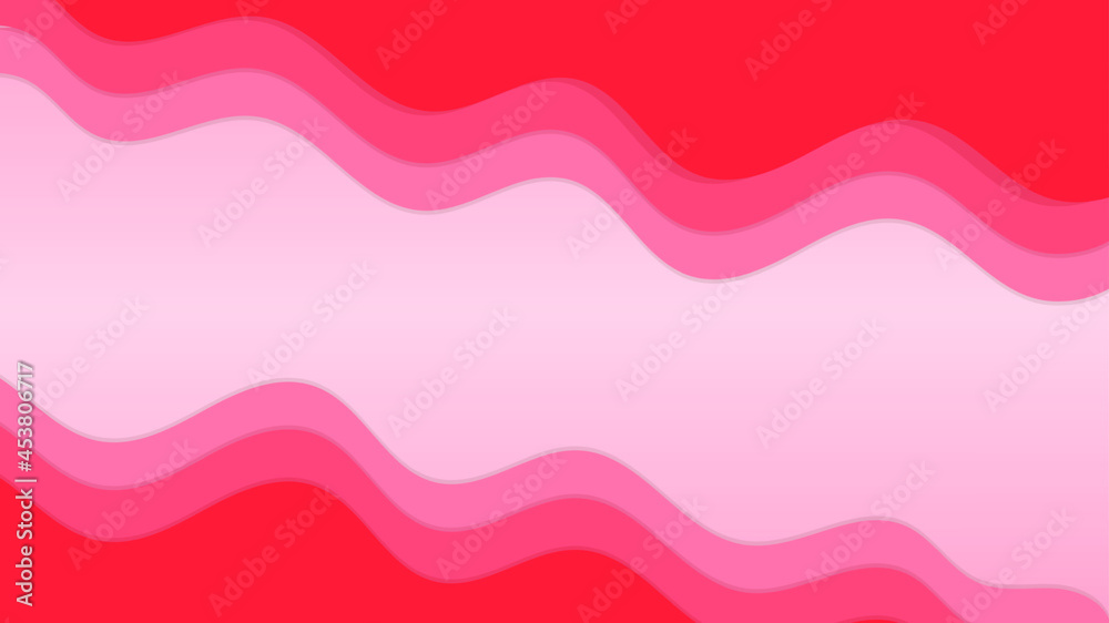 Red gradient papercut background pastel red colors with shiny effect ...