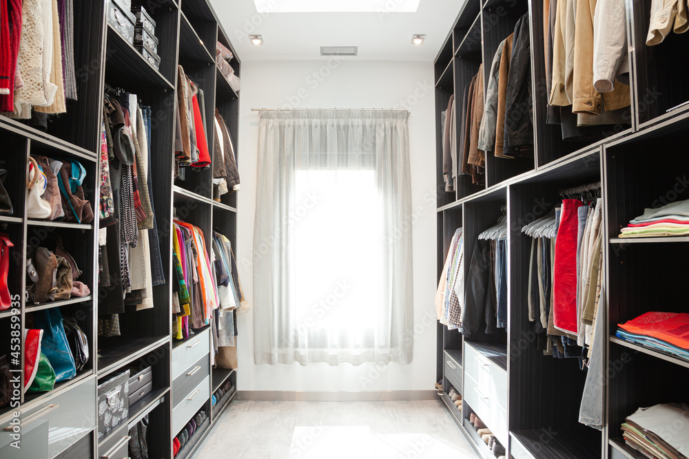 Walk in closet Stock Photo | Adobe Stock