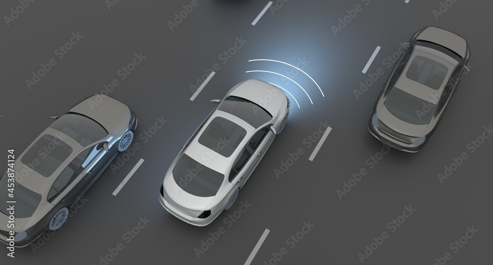 Driverless self driving, autonomous vehicle, autopilot vehicle with ...