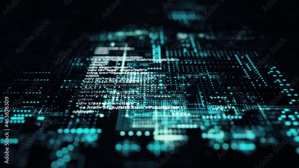 Technology background/Technology background of the abstract computer ...