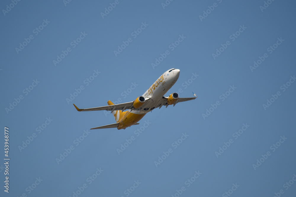 Aircraft Boeing 737-838 aircraft LV-HKN operated by flybondi airline in ...