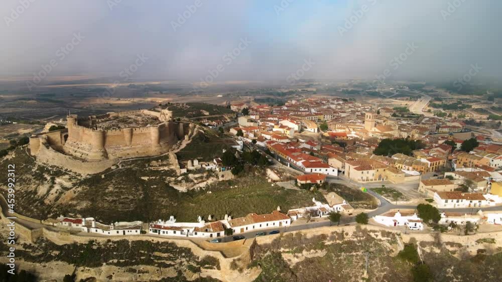 Some shots taken with the DJI Air 2S drone of a typical Spanish village ...