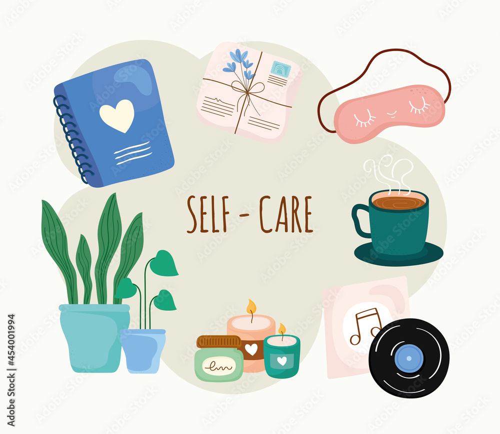Self care symbol group Stock Vector | Adobe Stock