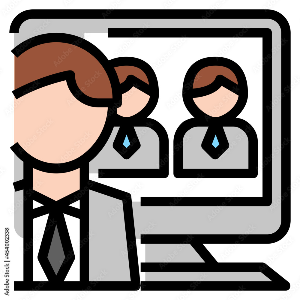 vdo line icon Stock Vector | Adobe Stock