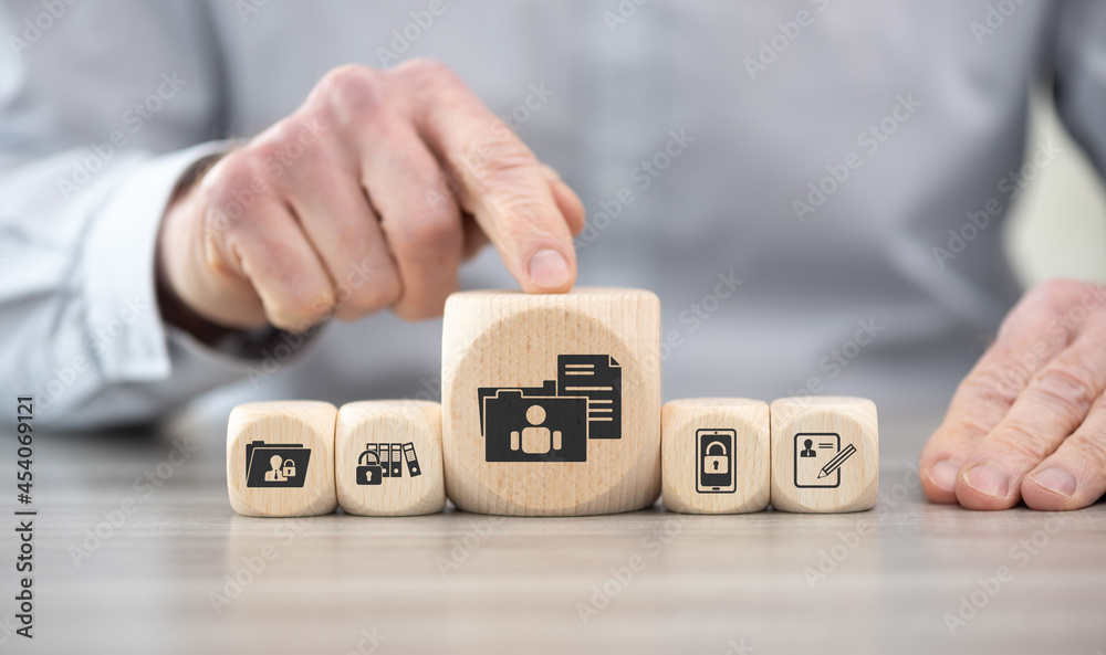 Concept of personal data Stock Photo | Adobe Stock