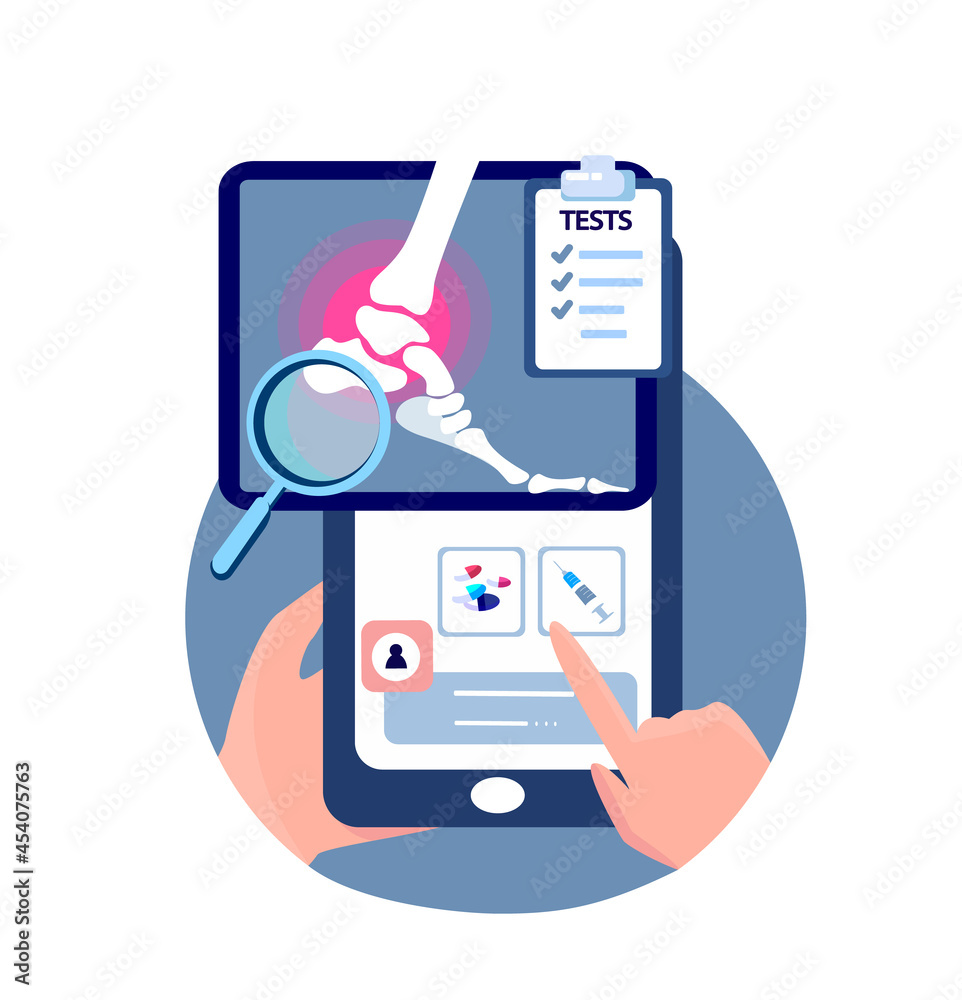 Online Touchscreen Rheumatology Orthopedics traumatology Surgery Mobile ...